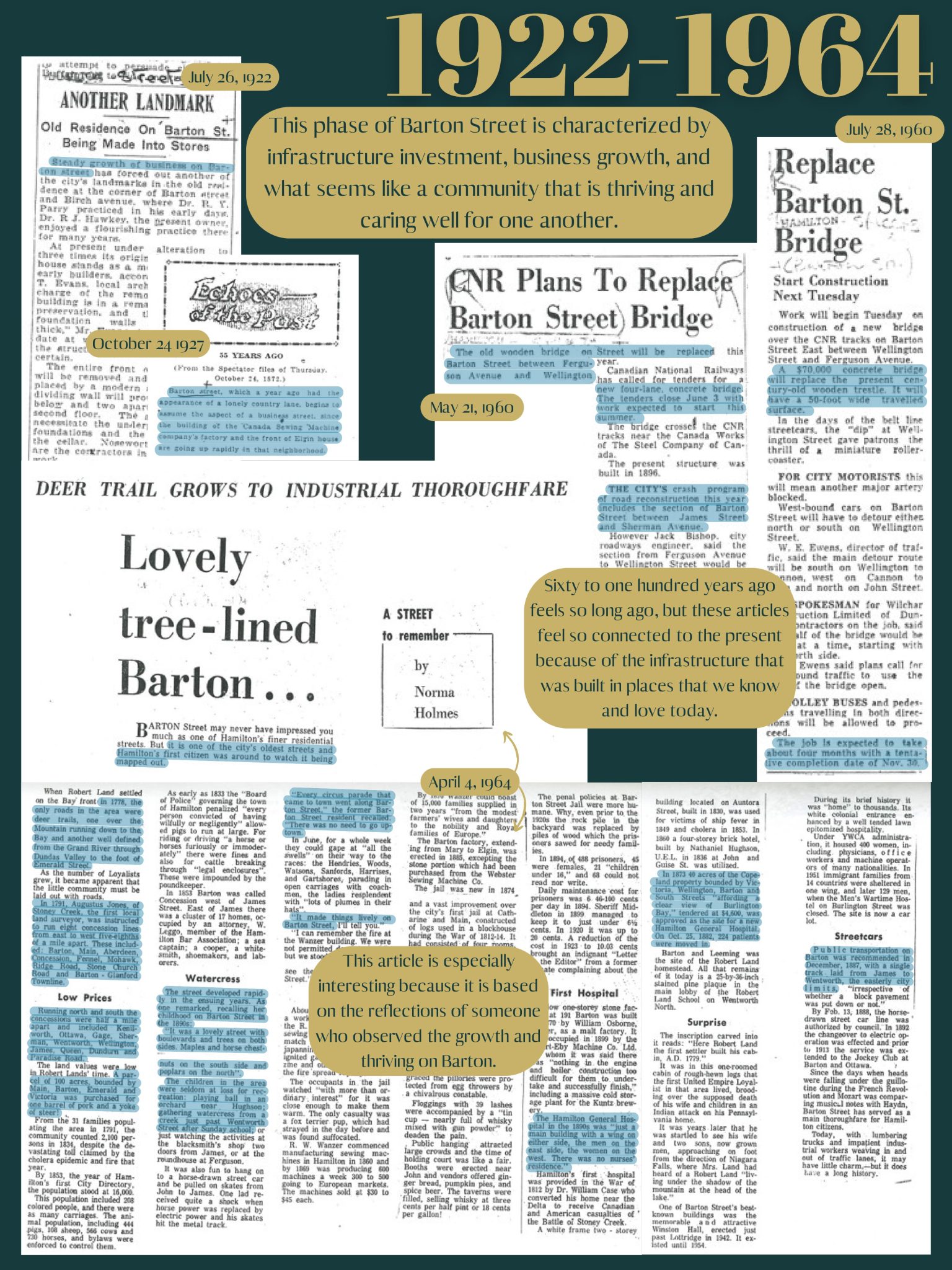 Barton Street Timeline - Helping Hands Street Mission