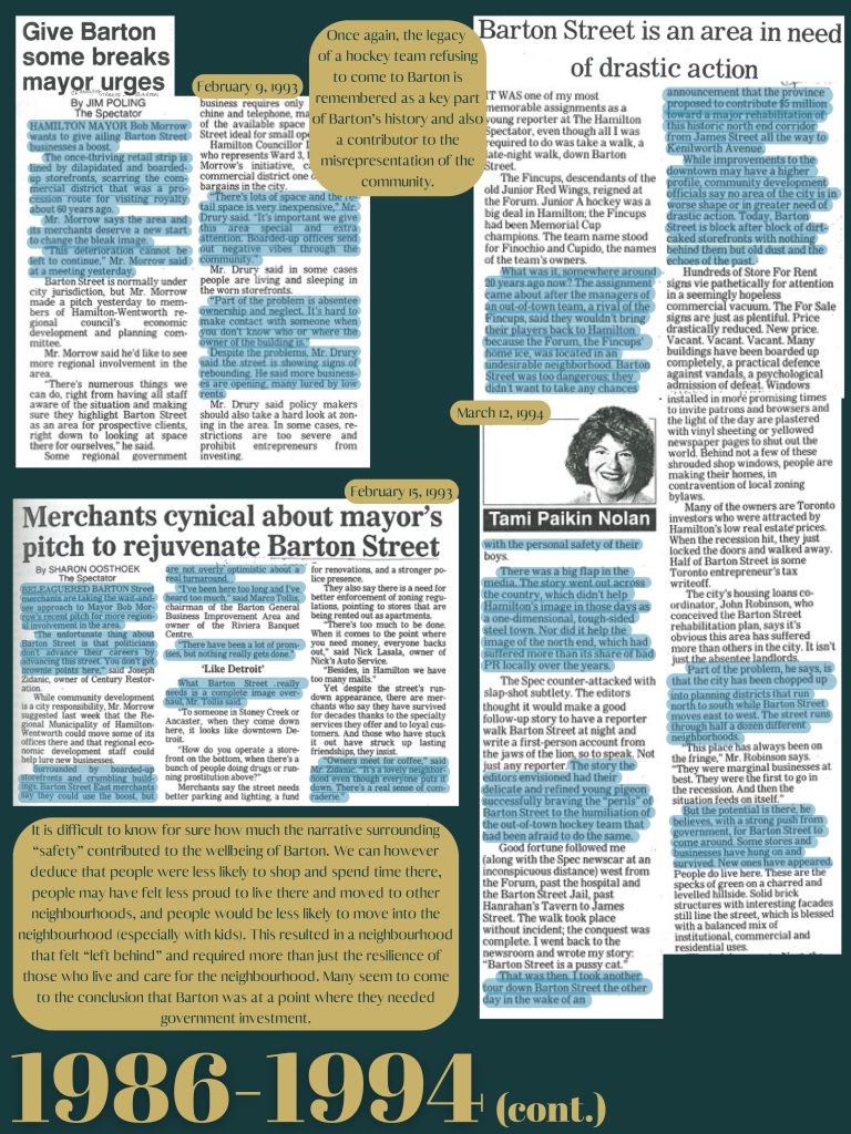 Barton Street Timeline - Helping Hands Street Mission